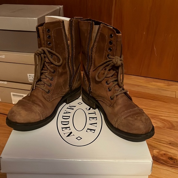 Steve Madden Shoes Steve Madden Combat Boots Poshmark